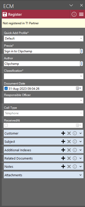 RedOffice - Register an Email