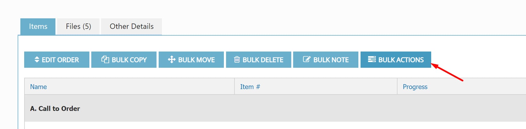 Resolve - Bulk Actions/Tasks with Action Sheets