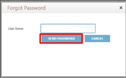Resolve - Admin portal Forgot Password function